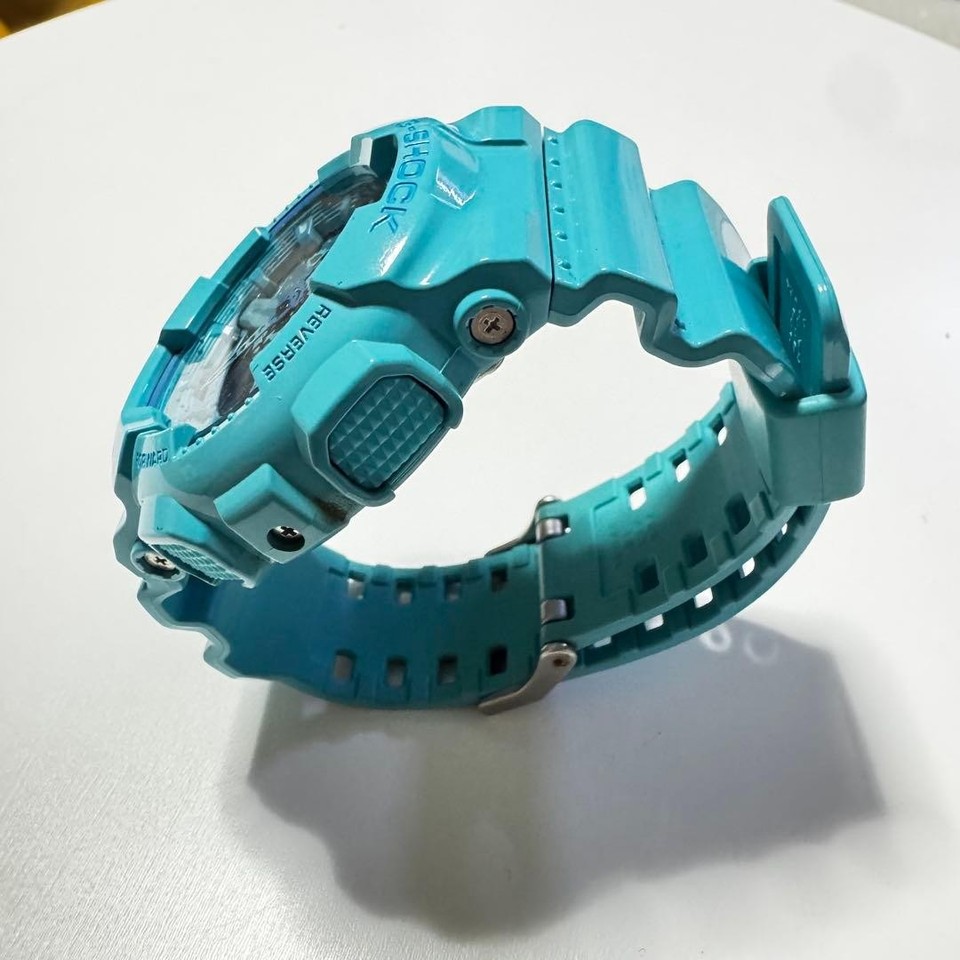 CASIO G-SHOCK GA-110B Hyper Color Blue Watch Rare Collectible Timepiece ...