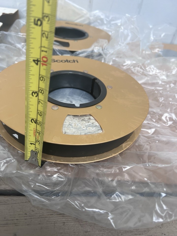 Professional Audio Tape Reel to Reel New Lot Parts Scotch Helical 25,4 ...
