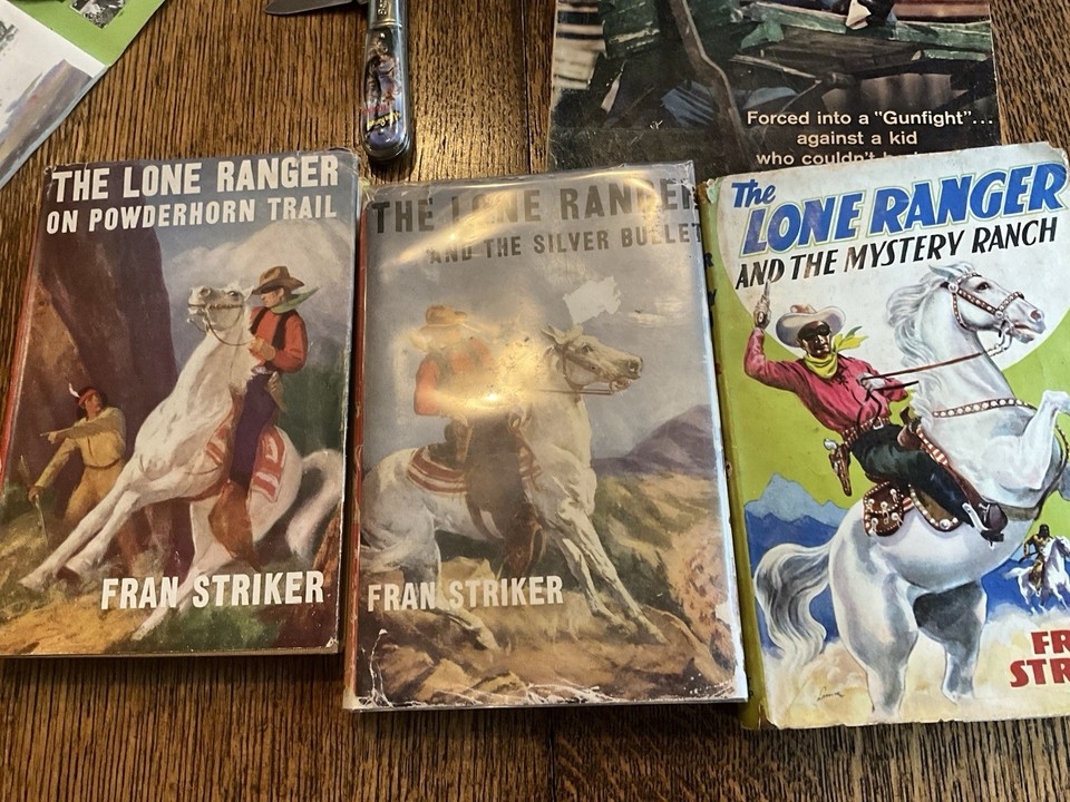 The Lone Ranger set of 3 novels by Fran Striker, Comic Book , 2 Small ...