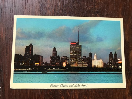 Chicago Skyline and Lake Front Illinois Postcard | eBay