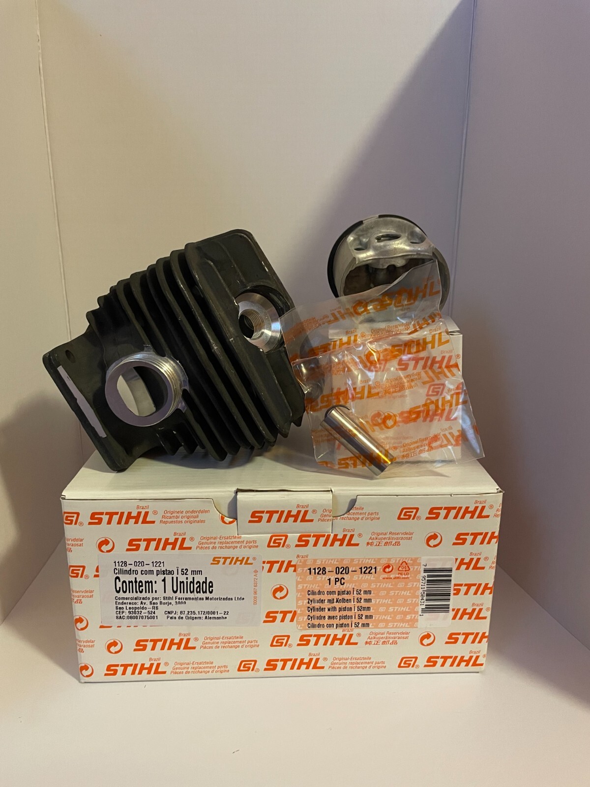 Stihl OEM MS460 Kolben Piston & Cylinder Kit 52mm 046 1128-020-1221 | eBay