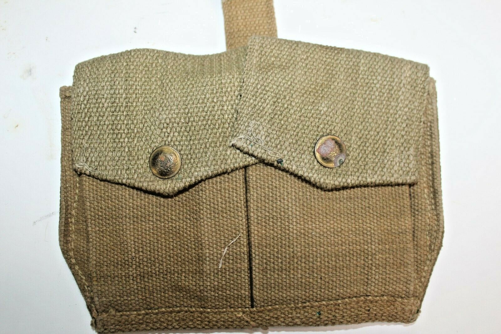 ENFIELD RIFLE .303 AMMO CANVAS POUCH BRASS SNAPS and Oiler #W41 | eBay
