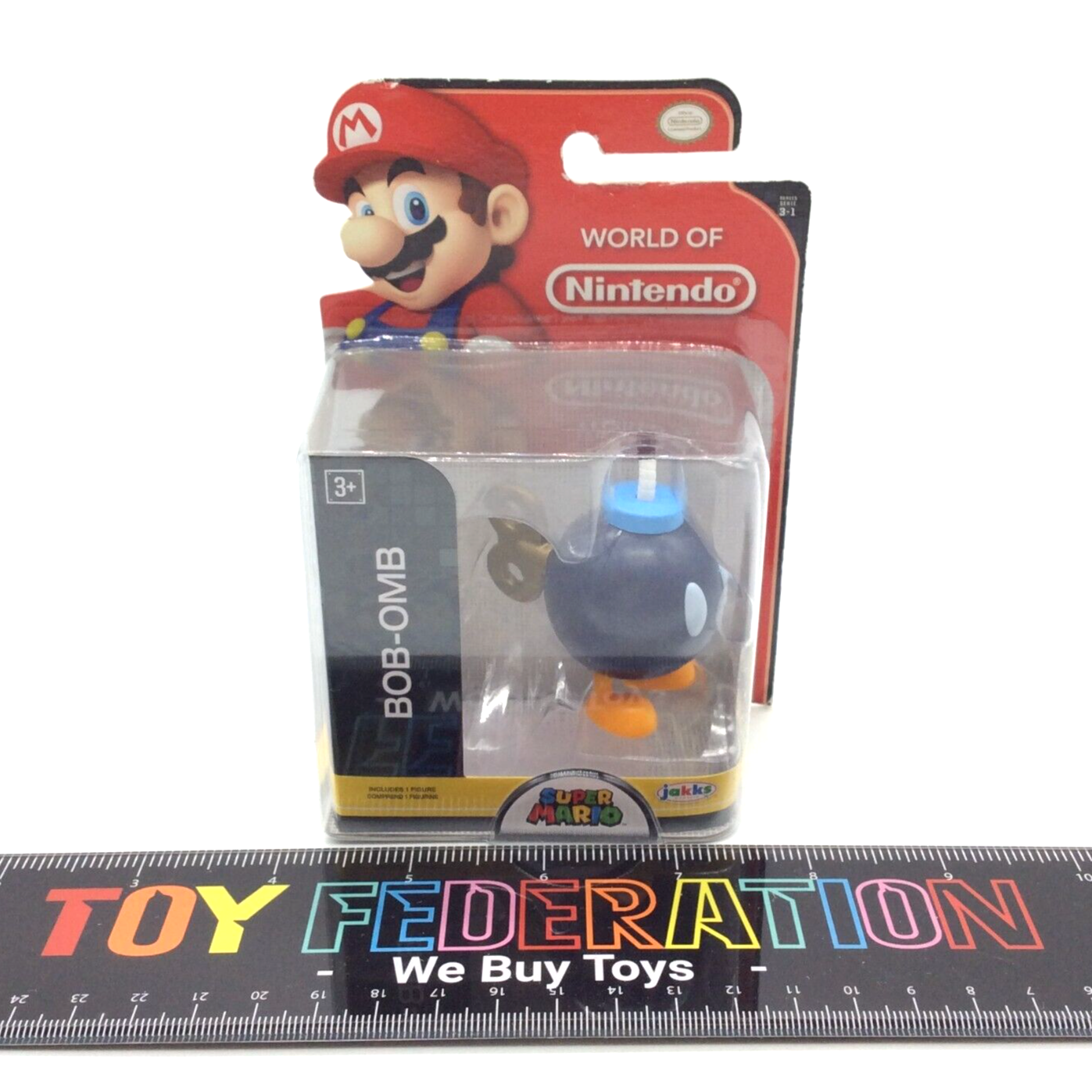 JAKKS Pacific World Of Nintendo Mario BOB-OMB Action Figure | eBay
