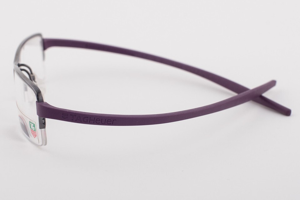 Tag Heuer 3723 006 Reflex Purple Ceramic Titanium Eyeglasses 372-006 ...