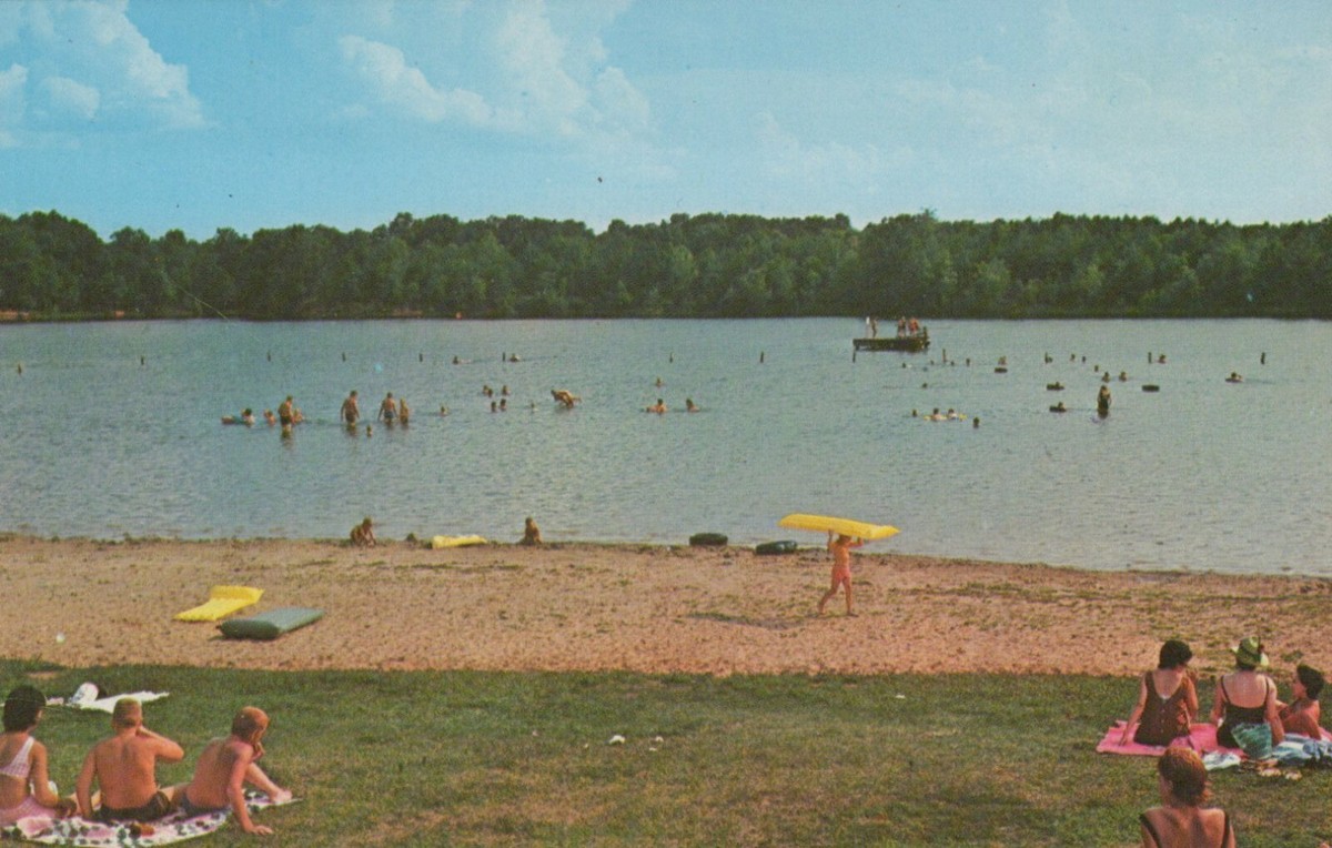 Lake Shawnee Swim Beach