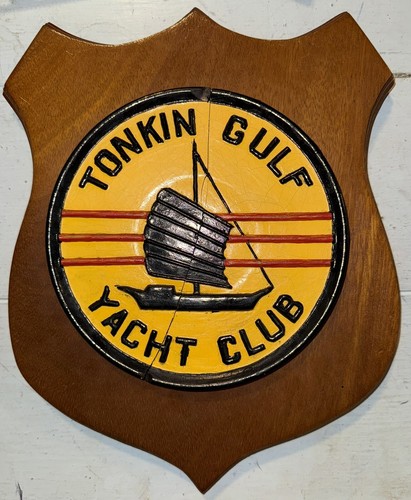 LARGE A1E Vietnam War Named And Inscribed Tonkin Gulf Yacht Club USAF ...