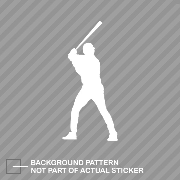 Baseball Batter Sticker Decal Vinyl home run yard | eBay