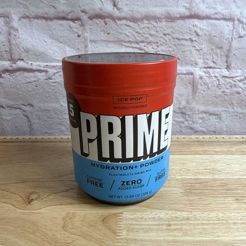 Sealed Prime Hydration + Powder Mix Tub Ice Pop 40 Servings Custom ...
