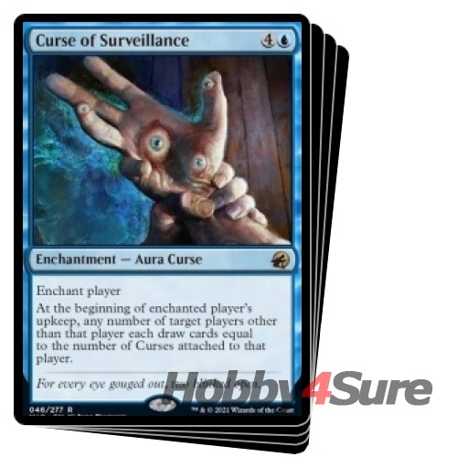 Curse Of Surveillance X4 M/NM Magic: The Gathering MTG Innistrad ...