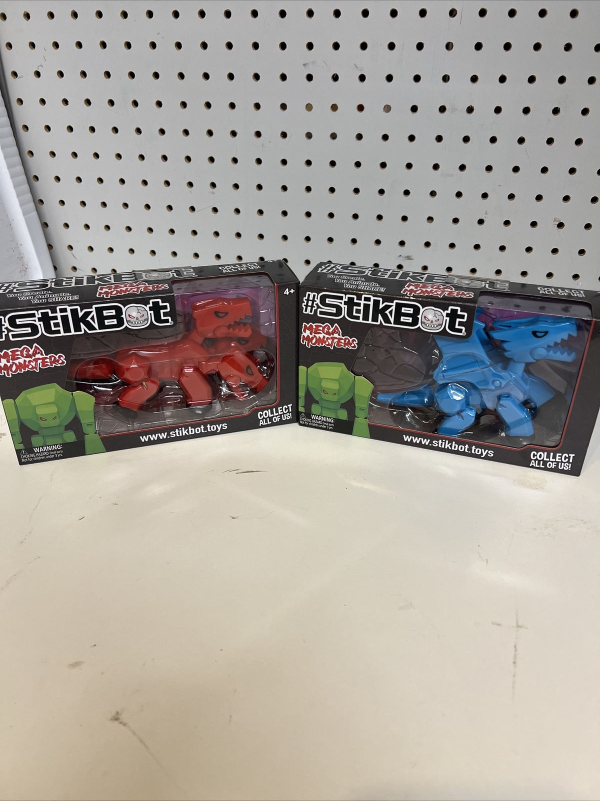 STIKBOT Lot of 2 Mega Monsters Figurines Stikbot Scorch And Cerberus | eBay