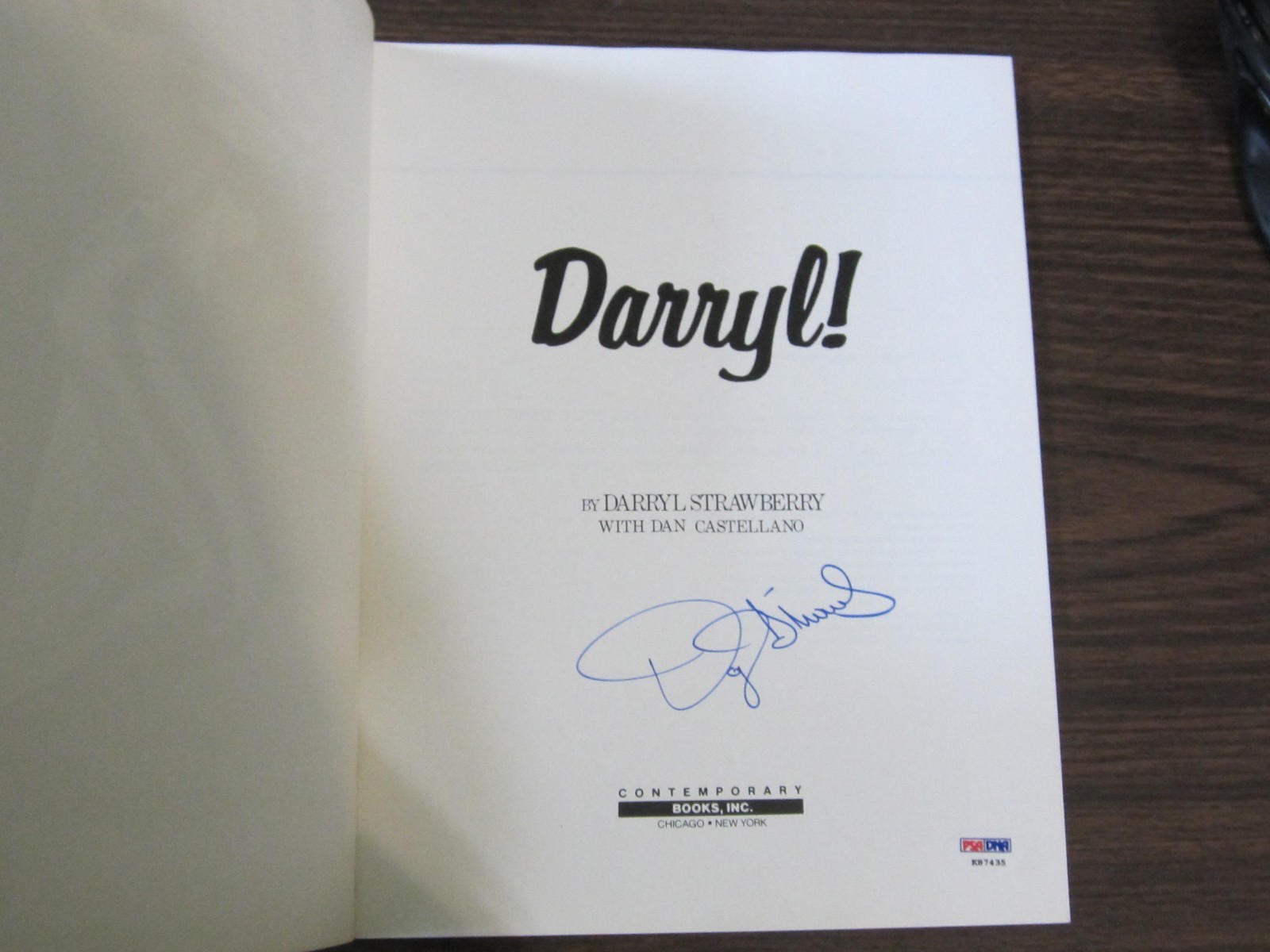 Darryl Strawberry Autograph / Signed book PSA/DNA New York Mets | eBay