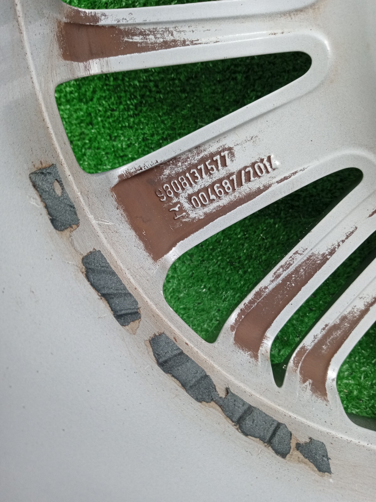 PEUGEOT 208 WHEEL ALLOY WHEEL 6jx16 4 stud 18 spoke et23 part number ...