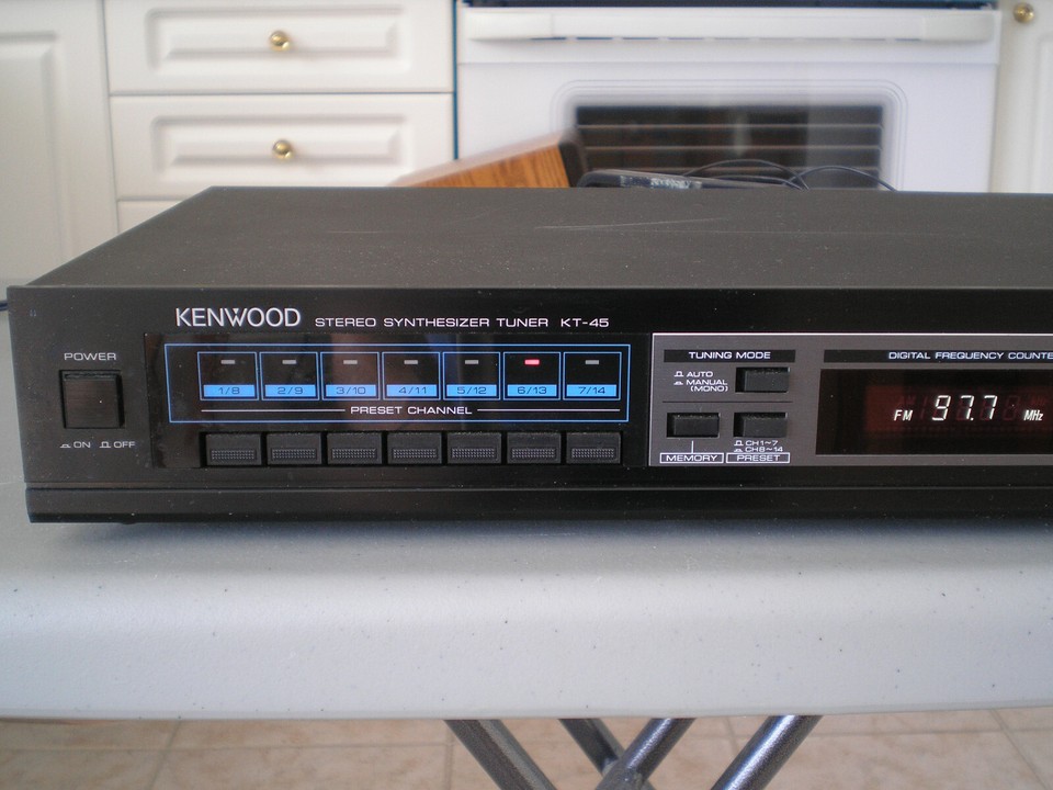 Kenwood AM / FM stereo synthesizer tuner KT- 45, clean | eBay