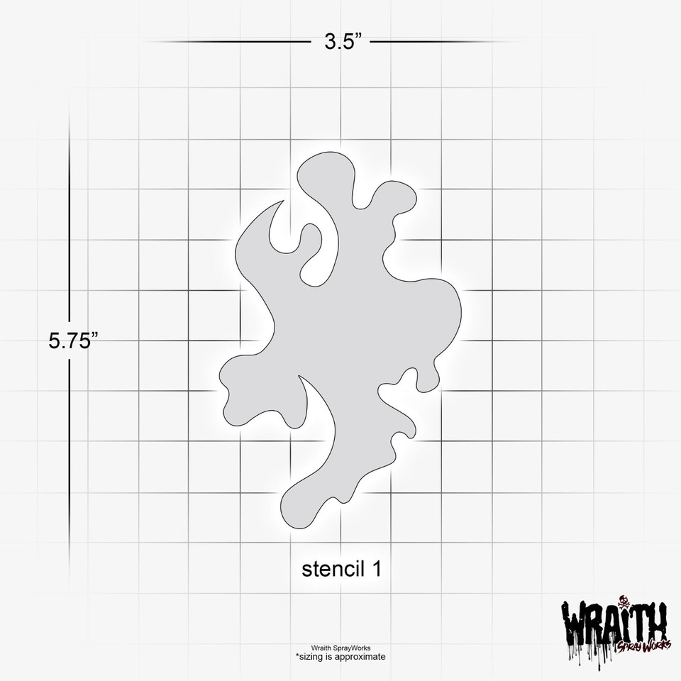 Real Fire Stencil Set (MINI) - Reusable Airbrush Stencil Template | eBay