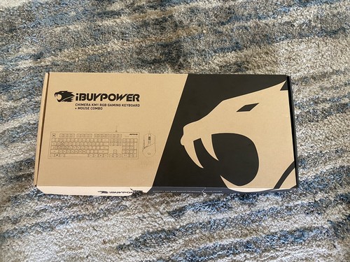 iBuyPower Chimera KM1 RGB Gaming Keyboard and Mouse Combo 848604041292 ...