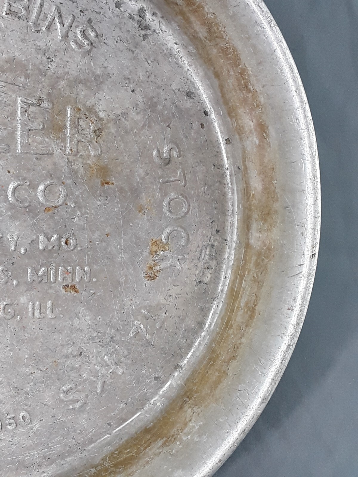 1950 BUTLER MFG. CO. Grain Bins Advertising metal bolt/nut turned ...