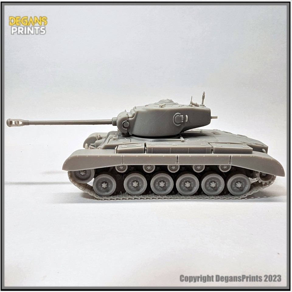 M26 Pershing Tank model WW2. 1/48 1/50 1/56 bolt action Model tank ...