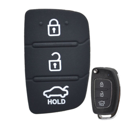 Car Key Pad Rubber Repair Car Key Fob For Hyundai Creta I20 I40 ix4 ...