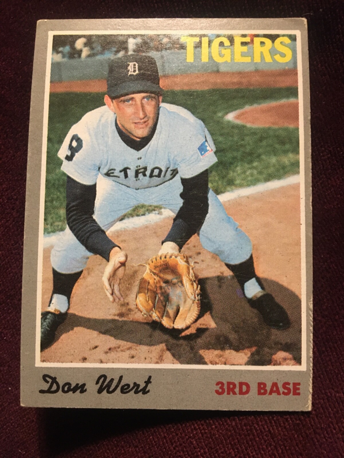 1970 Topps #33 Tigers Don Wert Baseball Card b | eBay