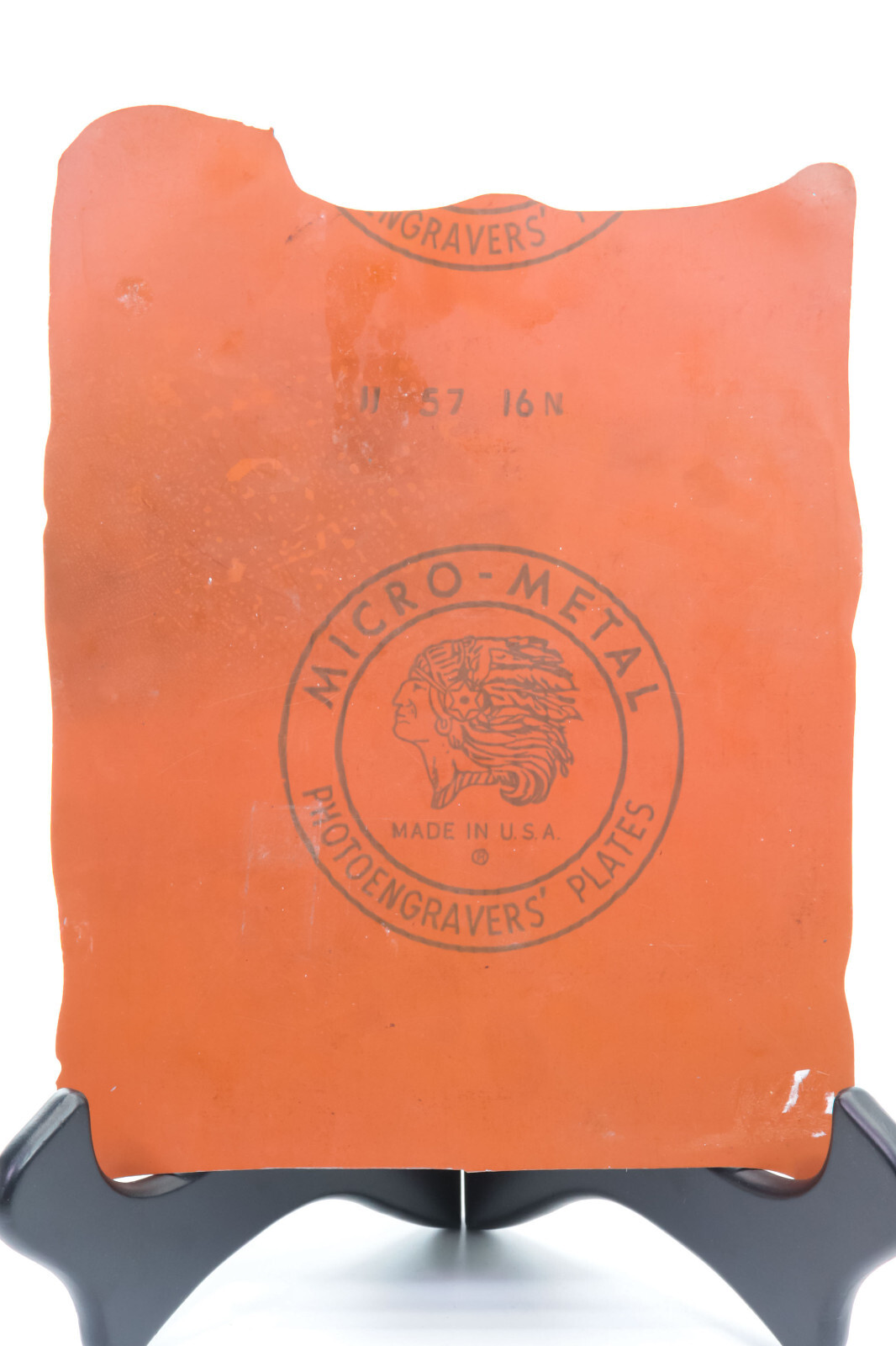 Continental Airlines Photoengraver Plate San Antonio Houston Tulsa ...