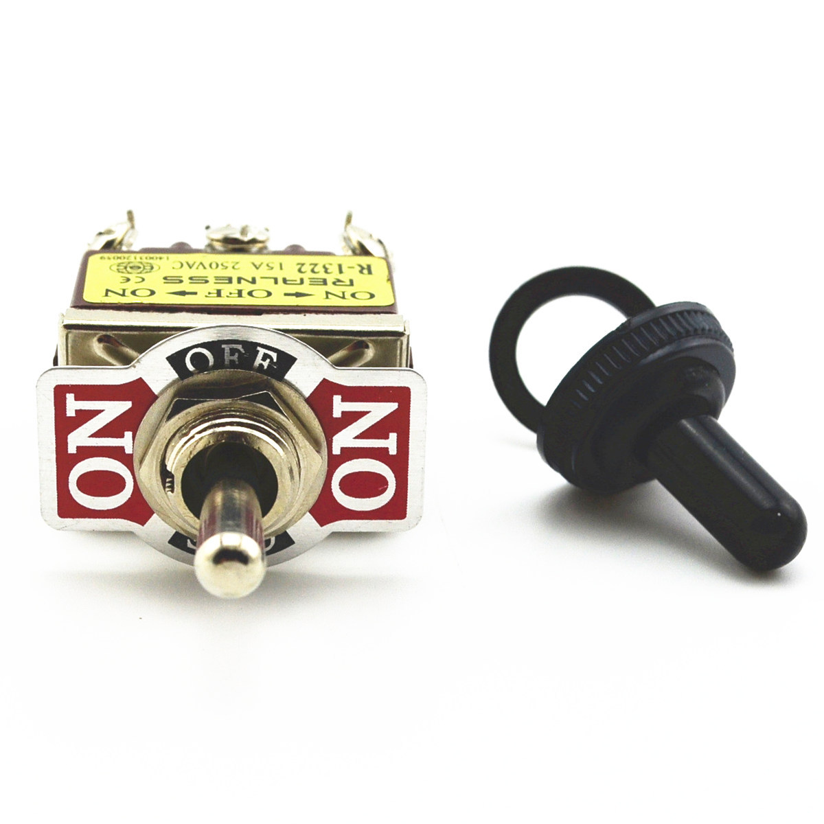 New Toggle Switch 6Pin DPDT 3 Position Momentary (ON)-OFF-(ON ...