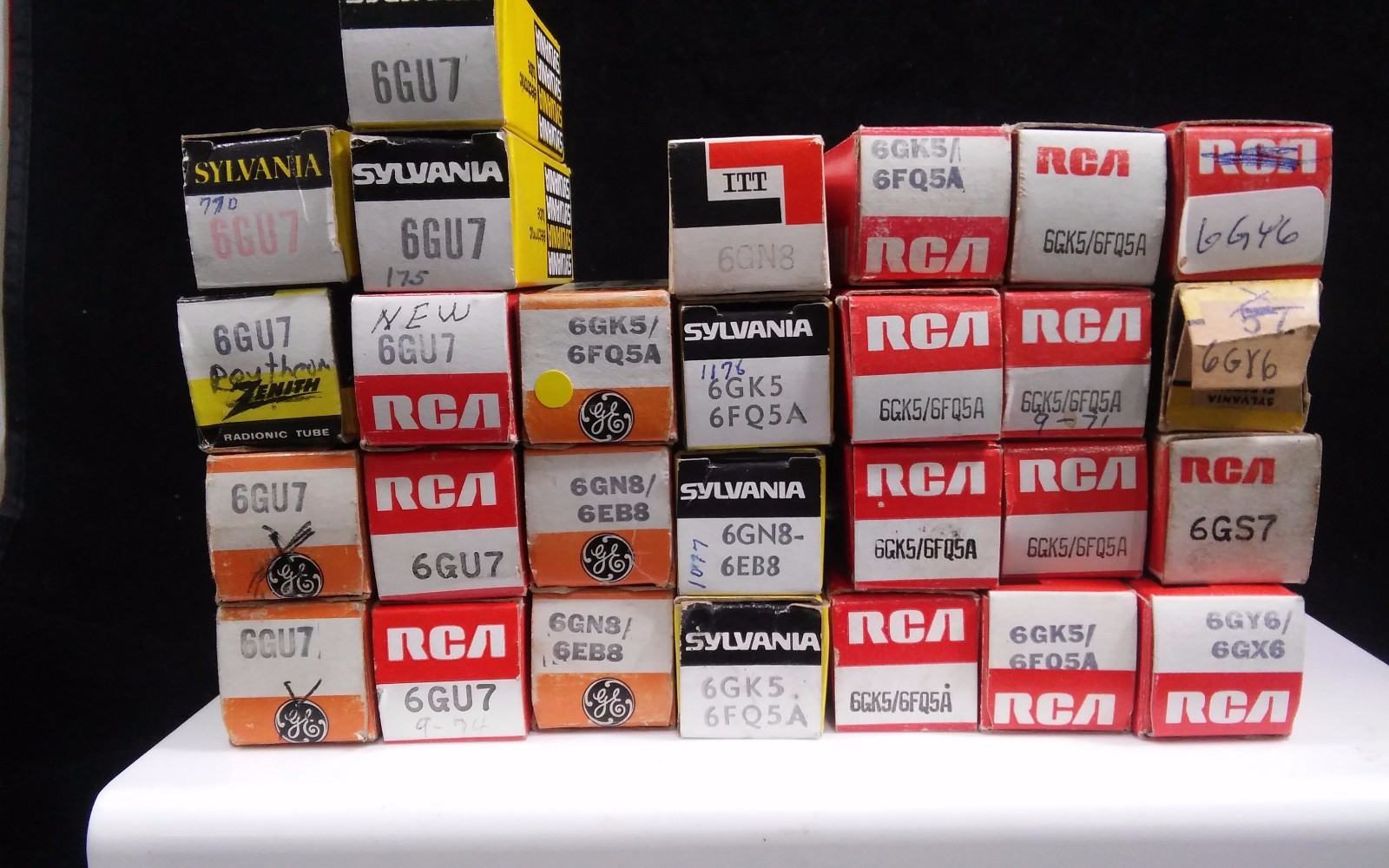 1 Vacuum tube 6GY6/6GX6, 6GN8/6EB8, 6GU7, 6GK5/6FQ5A, 6GN8, 6GS7 L#28 ...