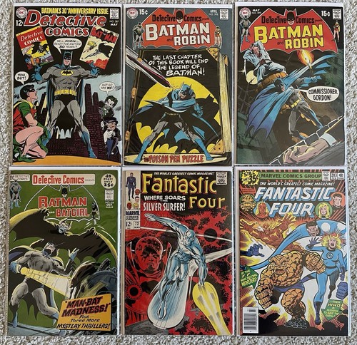 LOT OF 33 SILVER & BRONZE AGE COMICS MARVEL DC BATMAN 210 FF 72 X-MEN ...