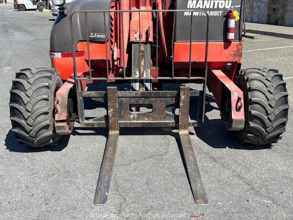 2014 Manitou TMT 55 HT 5,500 lbs Truck Mounted Reach Forklift Kubota ...