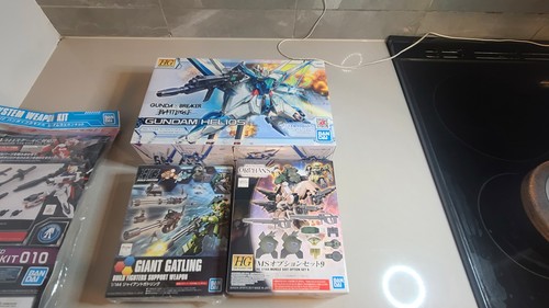 1:144 Gunpla lot Helios IBO expansion Gundam Base Giant Gatling new | eBay