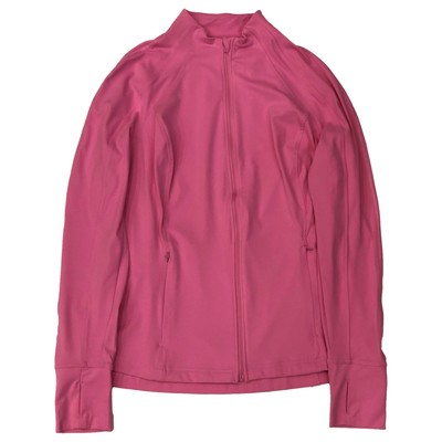 Avia Womens Pink Nylon Core Athletic Jacket Lightweight Zip Sweatshirt ...