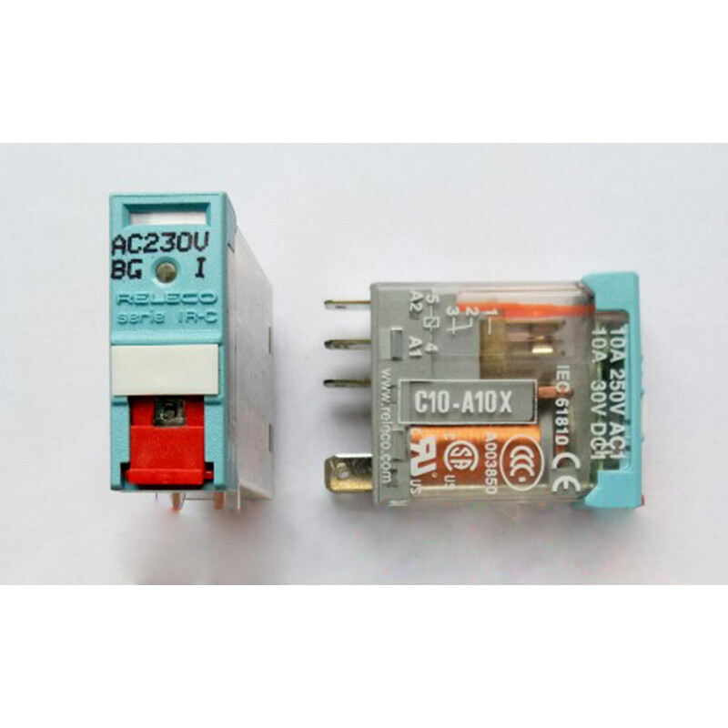 2PCS RELECO C10-A10X AC230V Power Relay 230VAC 5Pin 10A 250VAC | eBay