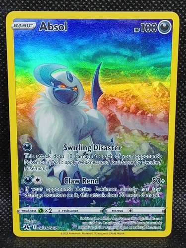 Absol GG16/GG70 Full Art NM/M Crown Zenith Pokemon Card | eBay