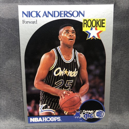 1990 NBA Hoops #214 Nick Anderson Rookie Card Orlando Magic | eBay