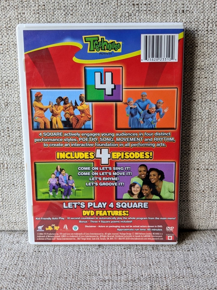 Singing With 4 Square | DVD, 2008, YTV Treehouse | TESTED 625828233104 ...