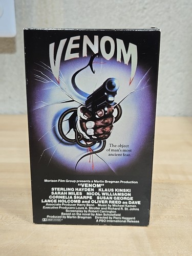 Vintage VENOM '81 Betamax Beta Hi-Fi Tape Cassette Rare Horror Thriller ...