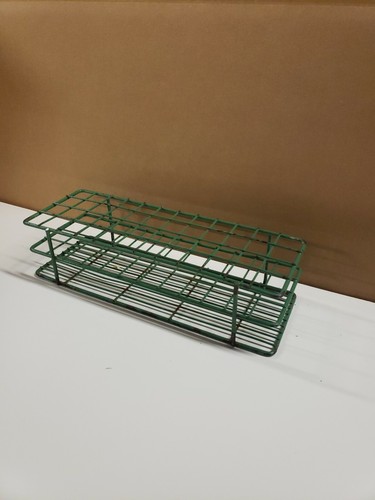 Green Epoxy Coated Steel Wire Test Tube Rack, 48 Holes, 4x12 Format, | eBay