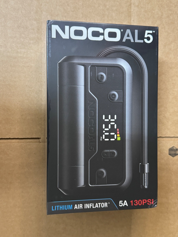 Brand New NOCO AL5 Lithium Air Compressor Kit 130psi/5A/22.2Wh Inflator ...