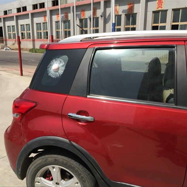 Car Glass Body 3D Baseball Hit Crack Adhesive stickers Broken Window ...