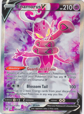 Enamorus V (Full Art) - 178/196 Ultra Rare Lost Origin NM Pokemon TCG ...