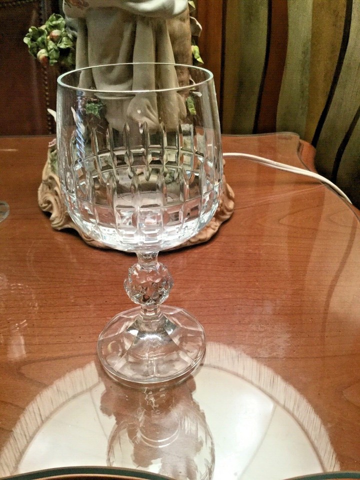 VTG Belfast Bohemia Leaded Crystal w/Cut Vertical & Horizontal Design ...