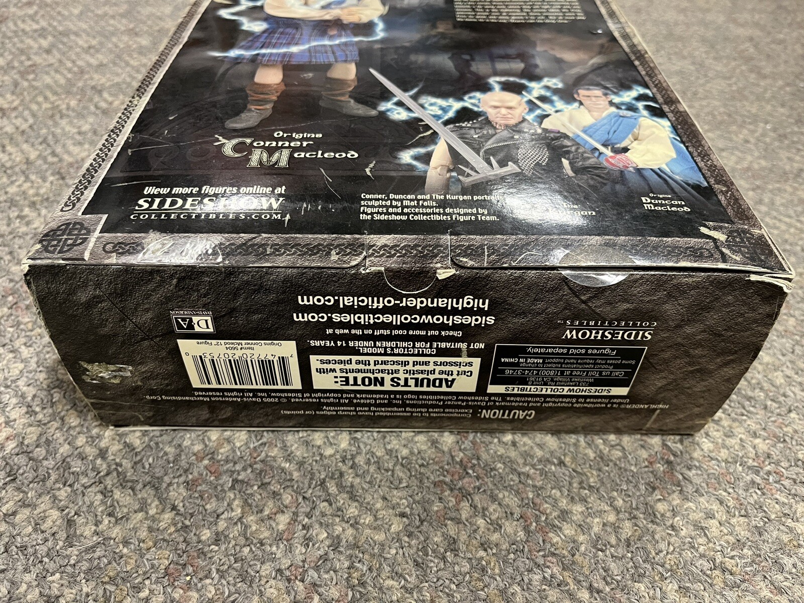 + Sideshow Collectibles 2005 Highlander Origins Conner MacLeod Figure ...