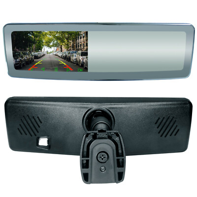 Frameless Rear View Mirror with 4.3" Ultra High Brightness LCD ...