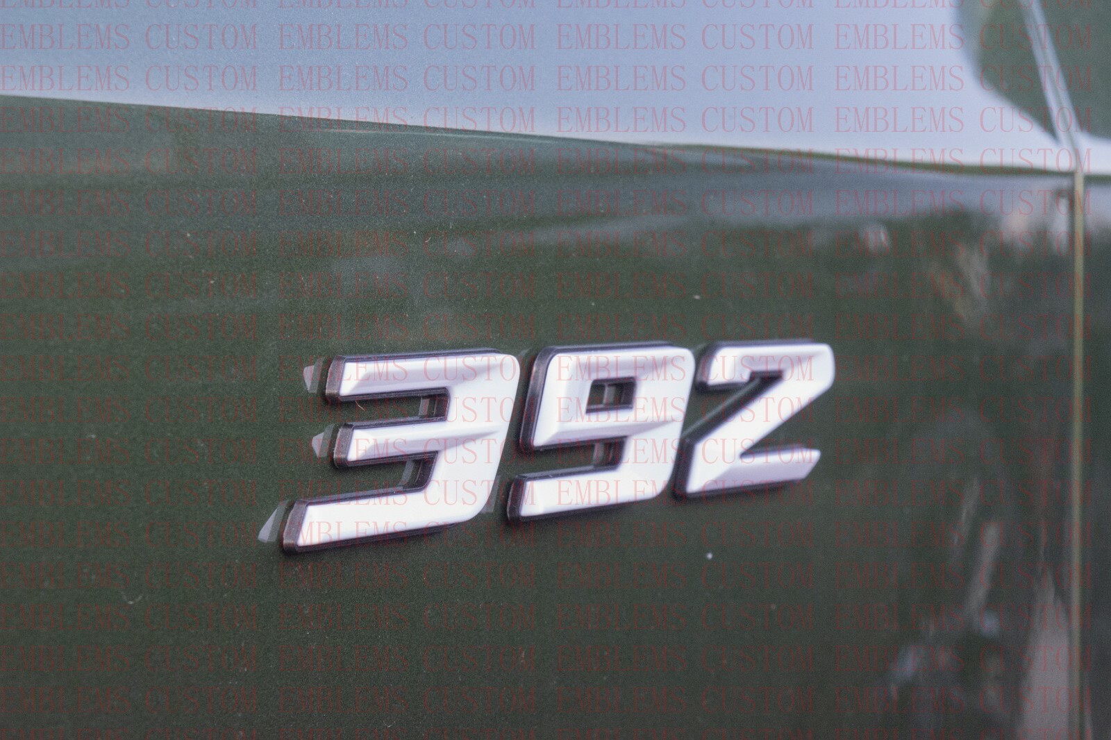 392 EMBLEMS Badge White Black Fit For Chrysler Dodge Jeep SRT 6.4L 392 ...