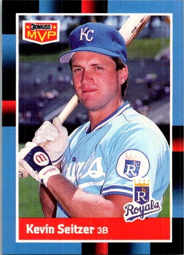 1988 Donruss Kevin Seitzer VAR BC-17a Kansas City Royals | eBay