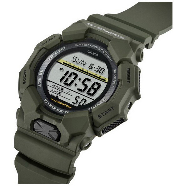 Casio G-Shock GD010-3 World Time 10 Year Battery Digital Green Watch | eBay