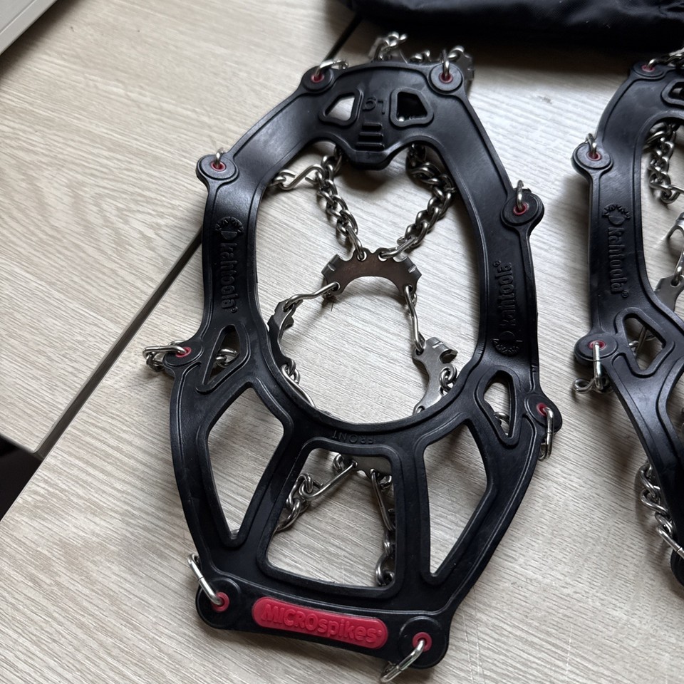 Kahtoola MICROspikes Snow Footwear Traction Spikes Size Large | eBay