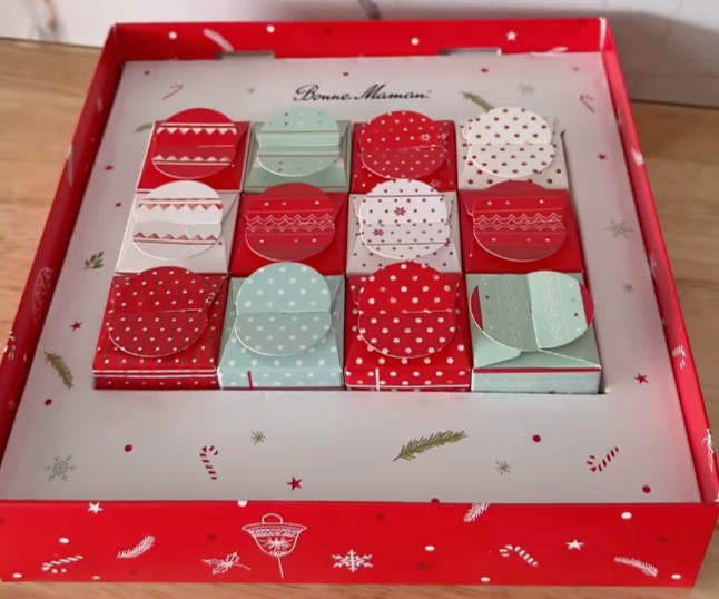 Bonne Maman Advent Calendar 2025 12 Mini Jams Spreads Christmas EXP 6/ ...