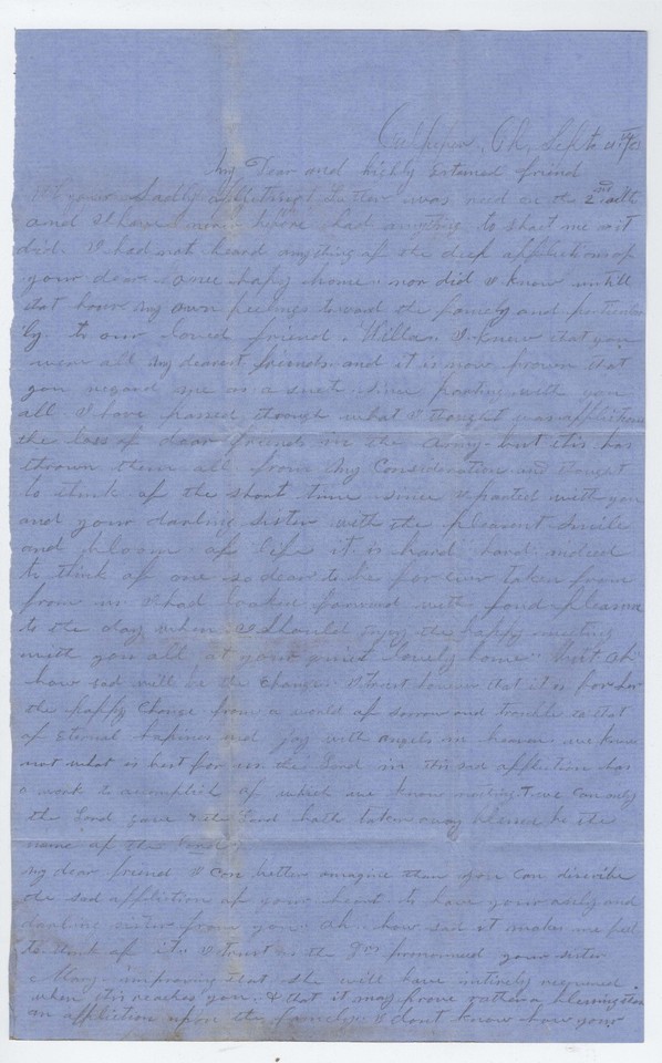 1861 Culpeper, VA - Confederate Civil War MOURNING LETTER on BLOCKADE ...