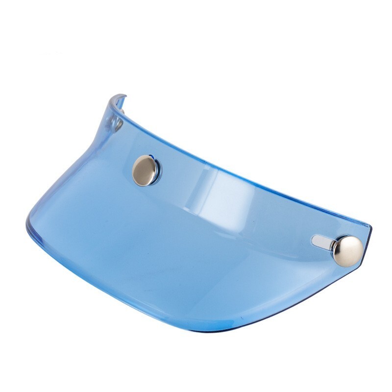Universal 3Snap Motorcycle Helmet Brim Peak Len Open Face Sun Shade ...