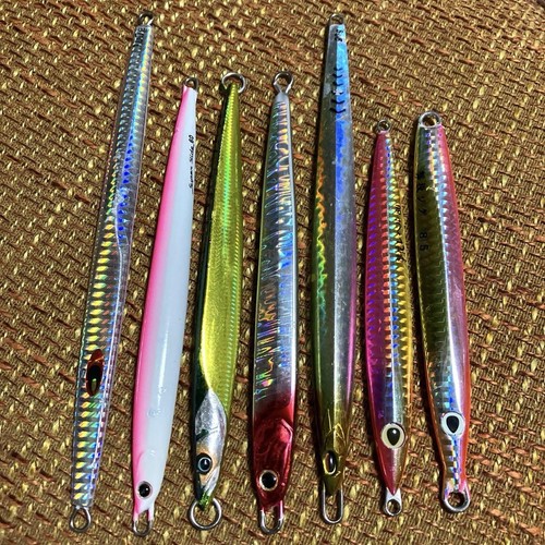 Amberjack Casting Metal Jig Set, 60-120g for Shore & Offshore Fishing ...